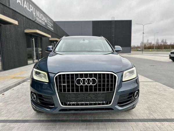 Blue Audi Q5 2015 in Siauliai, with an engine capacity of 1.97 L and mileage of 215 thousand km for 13500 €, photo 3 on AUTOMOTO.COM.LV