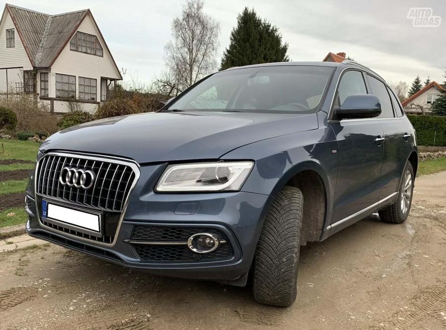 Blue Audi Q5 2015 in Klaipeda, with an engine capacity of 2.00 L and mileage of 233 thousand km for 13800 €, photo 1 on AUTOMOTO.COM.LV