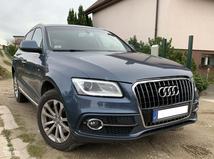 Blue Audi Q5 2015 in Klaipeda, with an engine capacity of 2.00 L and mileage of 233 thousand km for 13800 €, photo 2 on AUTOMOTO.COM.LV