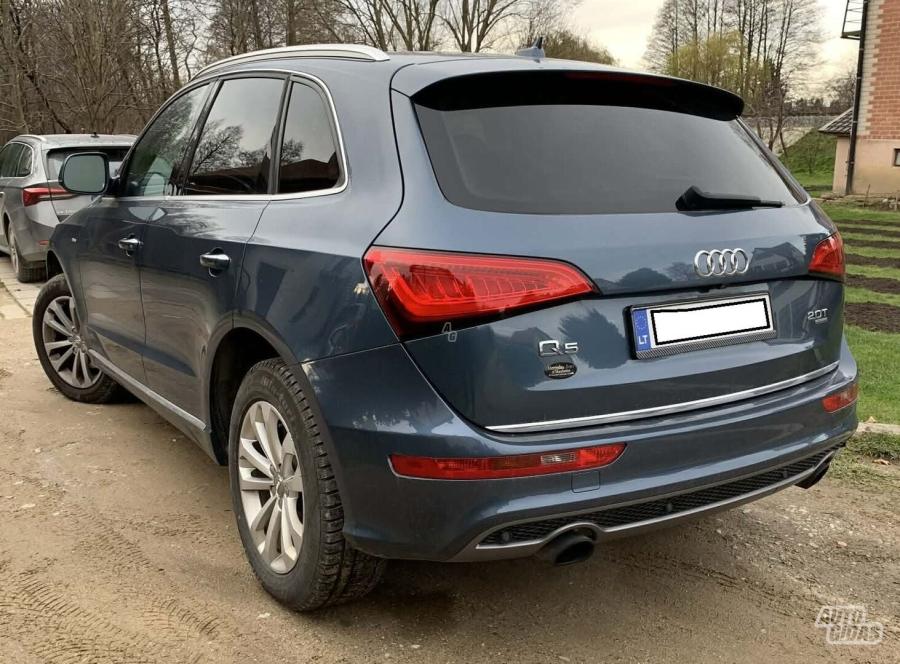 Blue Audi Q5 2015 in Klaipeda, with an engine capacity of 2.00 L and mileage of 233 thousand km for 13800 €, photo 5 on AUTOMOTO.COM.LV