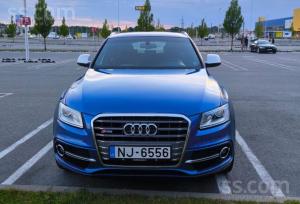 Blue Audi Q5 2015 in Riga, with an engine capacity of 3.00 L and mileage of 177 thousand km for 17300 €, photo 3 on AUTOMOTO.COM.LV