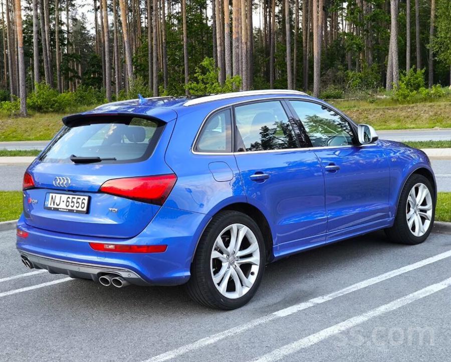 Blue Audi Q5 2015 in Riga, with an engine capacity of 3.00 L and mileage of 177 thousand km for 17300 €, photo 5 on AUTOMOTO.COM.LV