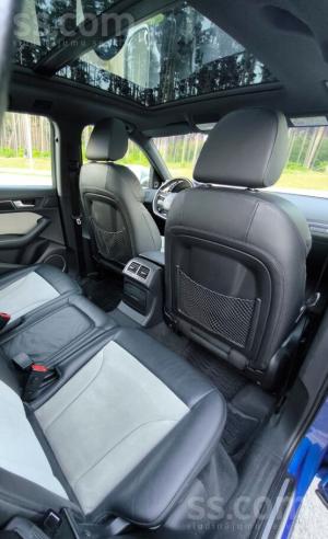 Blue Audi Q5 2015 in Riga, with an engine capacity of 3.00 L and mileage of 177 thousand km for 17300 €, photo 17 on AUTOMOTO.COM.LV