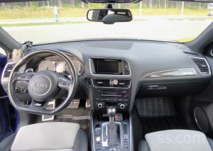 Blue Audi Q5 2015 in Riga, with an engine capacity of 3.00 L and mileage of 177 thousand km for 17300 €, photo 10 on AUTOMOTO.COM.LV