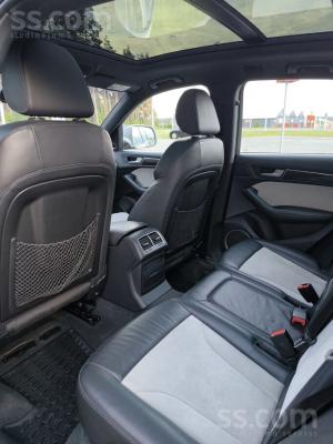 Blue Audi Q5 2015 in Riga, with an engine capacity of 3.00 L and mileage of 177 thousand km for 17300 €, photo 16 on AUTOMOTO.COM.LV