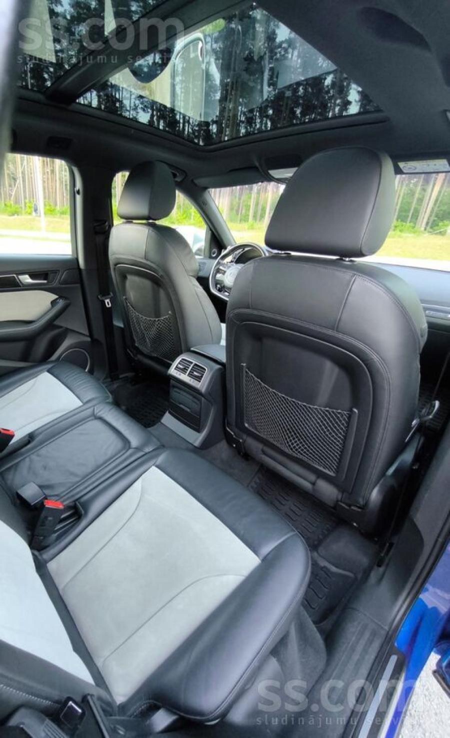 Blue Audi Q5 2015 in Riga, with an engine capacity of 3.00 L and mileage of 177 thousand km for 17300 €, photo 17 on AUTOMOTO.COM.LV