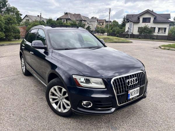 Blue Audi Q5 2015 in Alytus, with an engine capacity of 1.98 L and mileage of 227 thousand km for 10400 €, photo 1 on AUTOMOTO.COM.LV