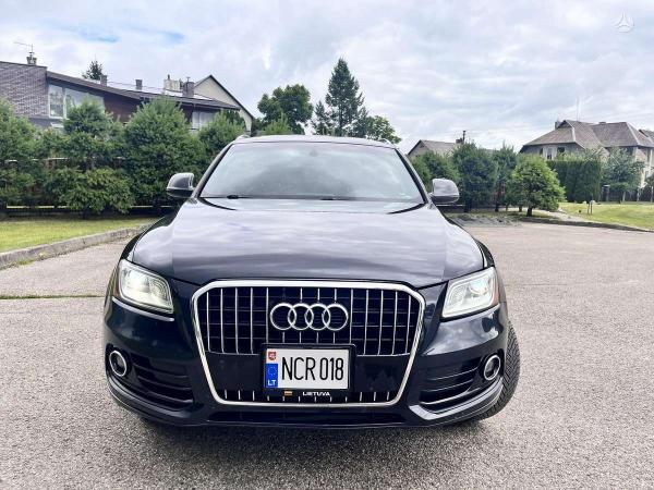 Blue Audi Q5 2015 in Alytus, with an engine capacity of 1.98 L and mileage of 227 thousand km for 10400 €, photo 9 on AUTOMOTO.COM.LV