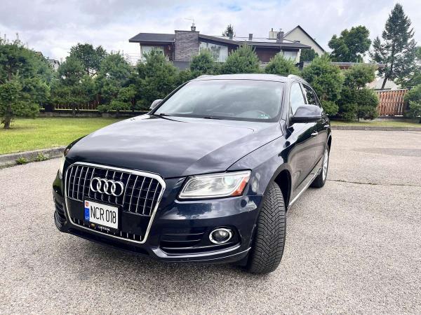 Blue Audi Q5 2015 in Alytus, with an engine capacity of 1.98 L and mileage of 227 thousand km for 10400 €, photo 10 on AUTOMOTO.COM.LV