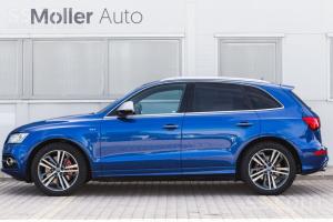 Blue Audi Q5 2015 in Ventspils, with an engine capacity of 3.00 L and mileage of 223 thousand km for 17700 €, photo 3 on AUTOMOTO.COM.LV