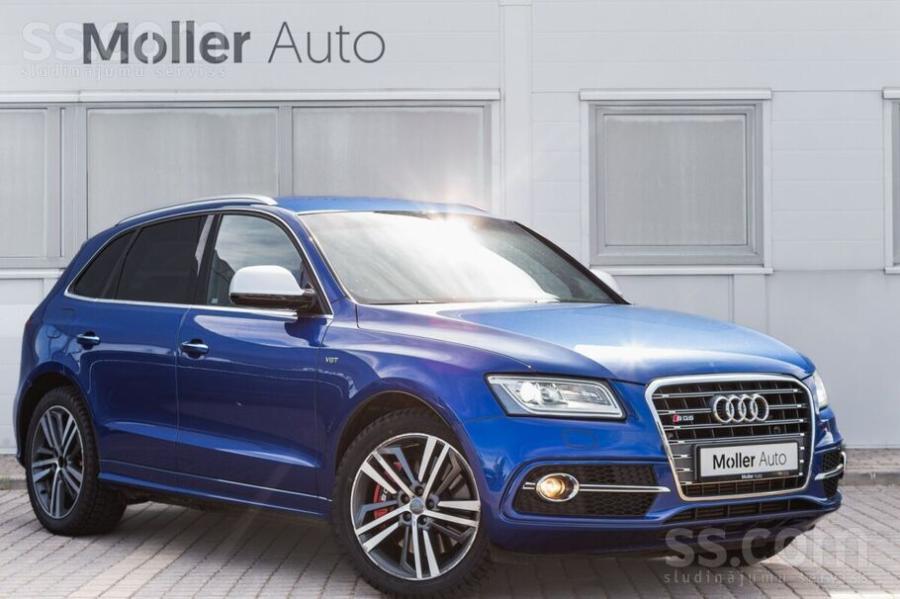 Blue Audi Q5 2015 in Ventspils, with an engine capacity of 3.00 L and mileage of 223 thousand km for 17700 €, photo 8 on AUTOMOTO.COM.LV