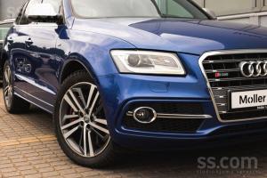 Blue Audi Q5 2015 in Ventspils, with an engine capacity of 3.00 L and mileage of 223 thousand km for 17700 €, photo 12 on AUTOMOTO.COM.LV