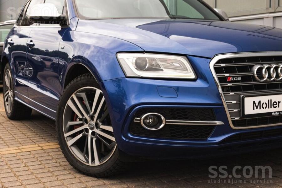 Blue Audi Q5 2015 in Ventspils, with an engine capacity of 3.00 L and mileage of 223 thousand km for 17700 €, photo 12 on AUTOMOTO.COM.LV