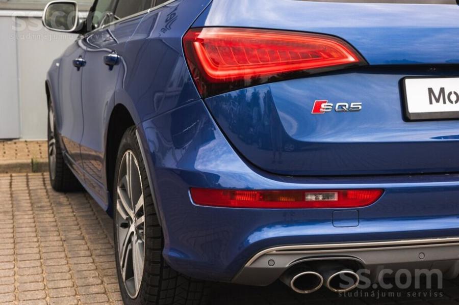 Blue Audi Q5 2015 in Ventspils, with an engine capacity of 3.00 L and mileage of 223 thousand km for 17700 €, photo 13 on AUTOMOTO.COM.LV