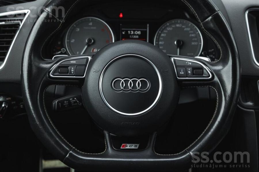 Blue Audi Q5 2015 in Ventspils, with an engine capacity of 3.00 L and mileage of 223 thousand km for 17700 €, photo 20 on AUTOMOTO.COM.LV