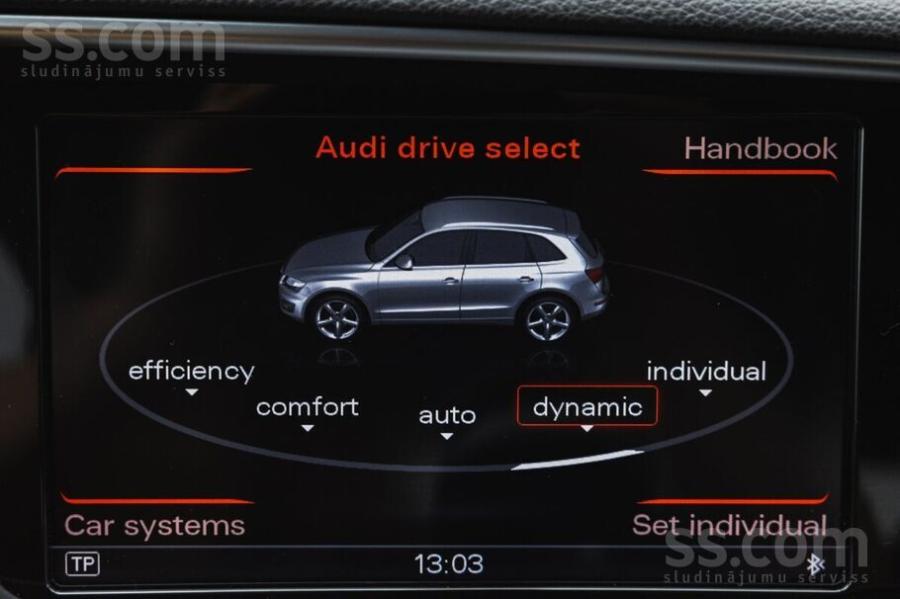 Blue Audi Q5 2015 in Ventspils, with an engine capacity of 3.00 L and mileage of 223 thousand km for 17700 €, photo 24 on AUTOMOTO.COM.LV