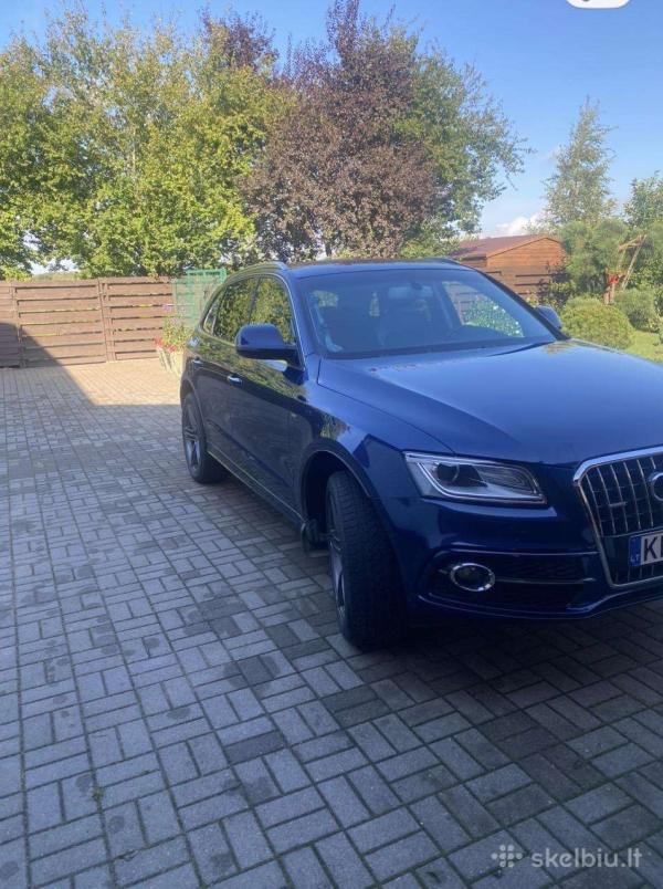 Blue Audi Q5 2015 in Klaipeda, with an engine capacity of 2.00 L and mileage of 142 thousand km for 16500 €, photo 2 on AUTOMOTO.COM.LV