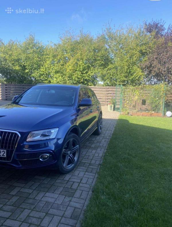 Blue Audi Q5 2015 in Klaipeda, with an engine capacity of 2.00 L and mileage of 142 thousand km for 16500 €, photo 3 on AUTOMOTO.COM.LV