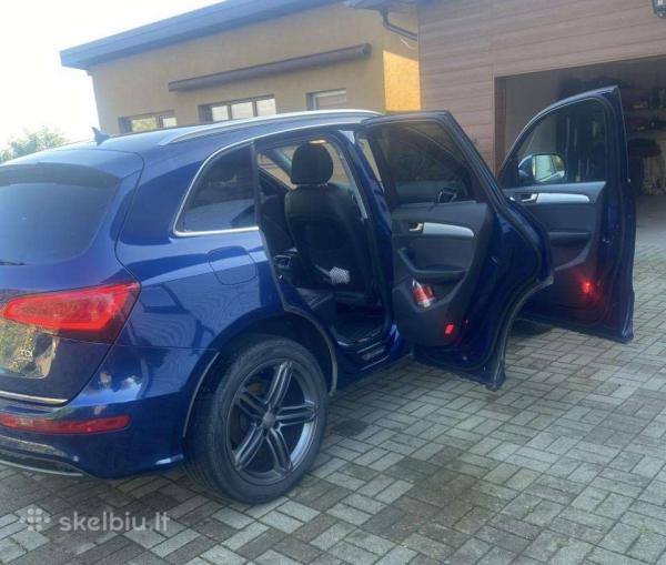 Blue Audi Q5 2015 in Klaipeda, with an engine capacity of 2.00 L and mileage of 142 thousand km for 16500 €, photo 10 on AUTOMOTO.COM.LV
