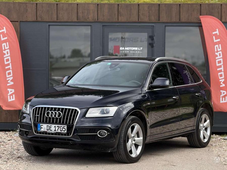 Zils Audi Q5 2015 Viļņa, ar dzinēja tilpumu 2.97 L un nobraukumu 252 tūkst. km par 13000 €, foto 1 vietnē AUTOMOTO.COM.LV