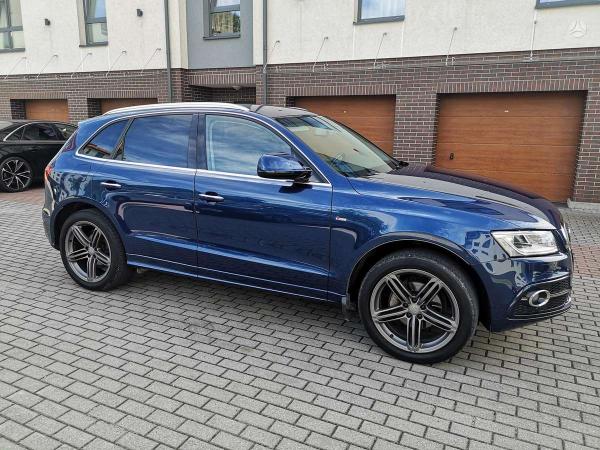 Blue Audi Q5 2015 in Klaipeda, with an engine capacity of 2.00 L and mileage of 140 thousand km for 16300 €, photo 4 on AUTOMOTO.COM.LV