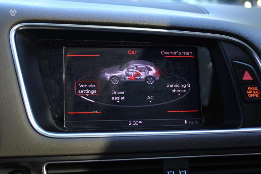 Blue Audi Q5 2015 in Vilnius, with an engine capacity of 1.98 L and mileage of 249 thousand km for 6999 €, photo 18 on AUTOMOTO.COM.LV