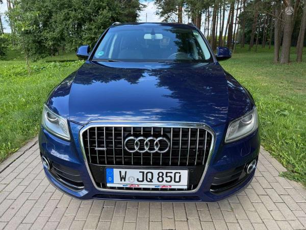 Blue Audi Q5 2015 in Utena, with an engine capacity of 2.00 L and mileage of 268 thousand km for 13900 €, photo 2 on AUTOMOTO.COM.LV