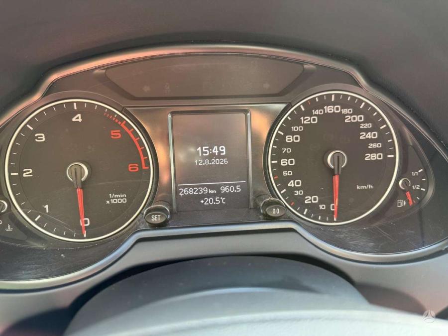 Blue Audi Q5 2015 in Utena, with an engine capacity of 2.00 L and mileage of 268 thousand km for 13900 €, photo 14 on AUTOMOTO.COM.LV