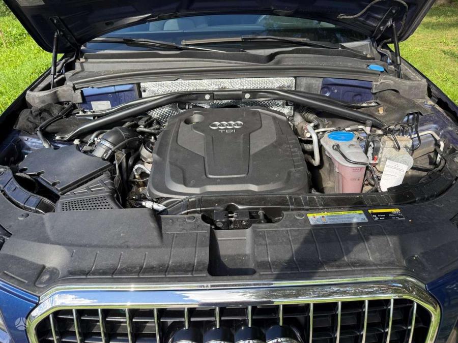Blue Audi Q5 2015 in Utena, with an engine capacity of 2.00 L and mileage of 268 thousand km for 13900 €, photo 26 on AUTOMOTO.COM.LV
