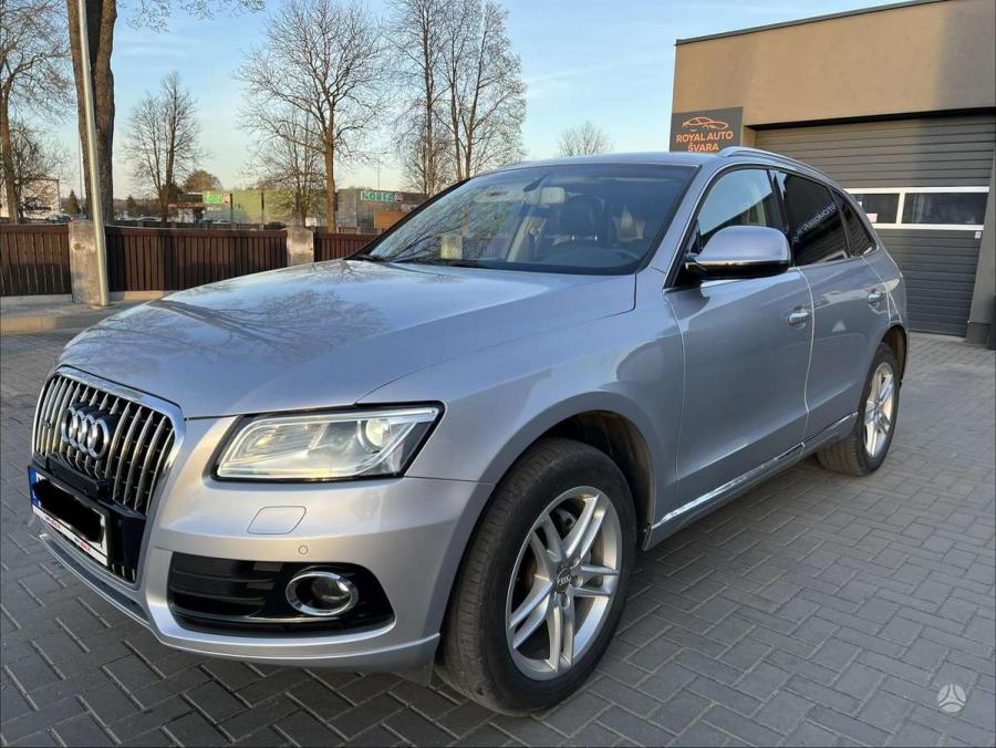 Blue Audi Q5 2015 in Taurage, with an engine capacity of 1.98 L and mileage of 118 thousand km for 13000 €, photo 1 on AUTOMOTO.COM.LV