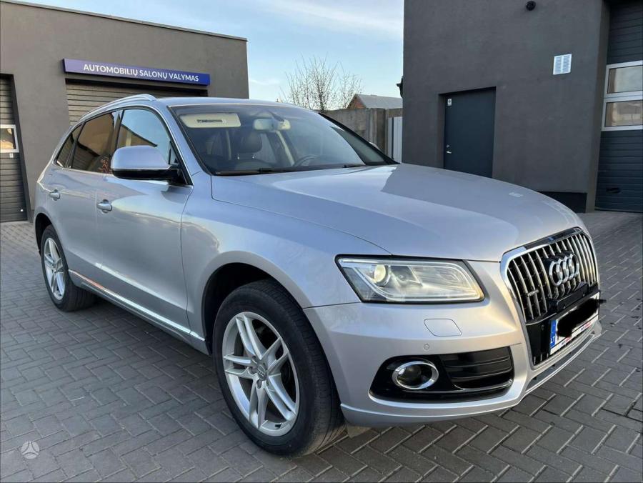 Blue Audi Q5 2015 in Taurage, with an engine capacity of 1.98 L and mileage of 118 thousand km for 13000 €, photo 4 on AUTOMOTO.COM.LV