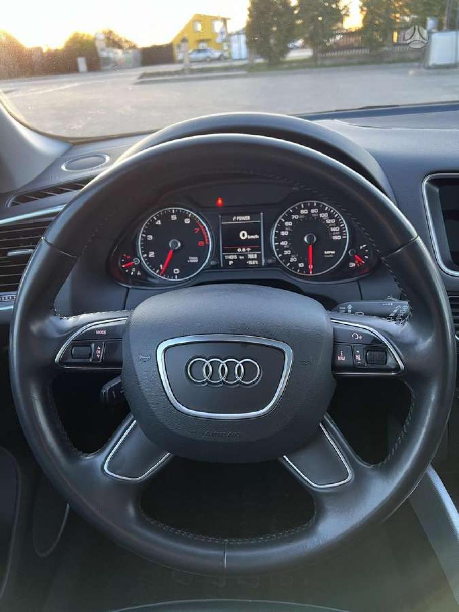 Blue Audi Q5 2015 in Taurage, with an engine capacity of 1.98 L and mileage of 118 thousand km for 13000 €, photo 9 on AUTOMOTO.COM.LV