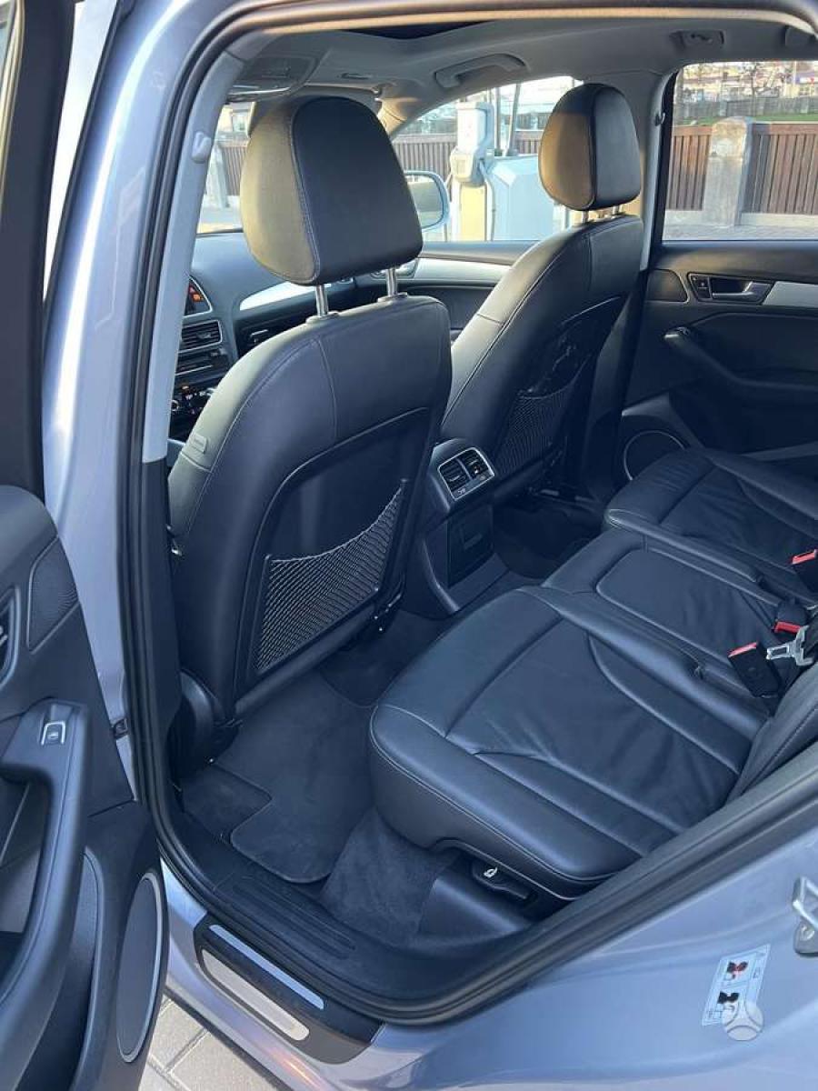 Blue Audi Q5 2015 in Taurage, with an engine capacity of 1.98 L and mileage of 118 thousand km for 13000 €, photo 16 on AUTOMOTO.COM.LV