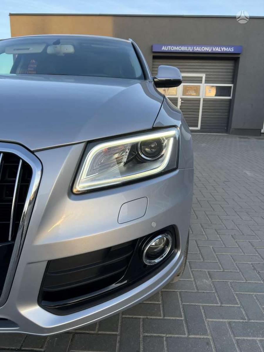Blue Audi Q5 2015 in Taurage, with an engine capacity of 1.98 L and mileage of 118 thousand km for 13000 €, photo 17 on AUTOMOTO.COM.LV