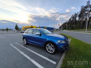 Blue Audi Q5 2015 in Riga, with an engine capacity of 3.00 L and mileage of 179 thousand km for 14200 €, photo 3 on AUTOMOTO.COM.LV