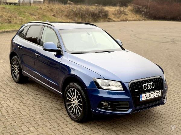 Blue Audi Q5 2016 in Vilnius, with an engine capacity of 2.00 L and mileage of 206 thousand km for 11900 €, photo 1 on AUTOMOTO.COM.LV