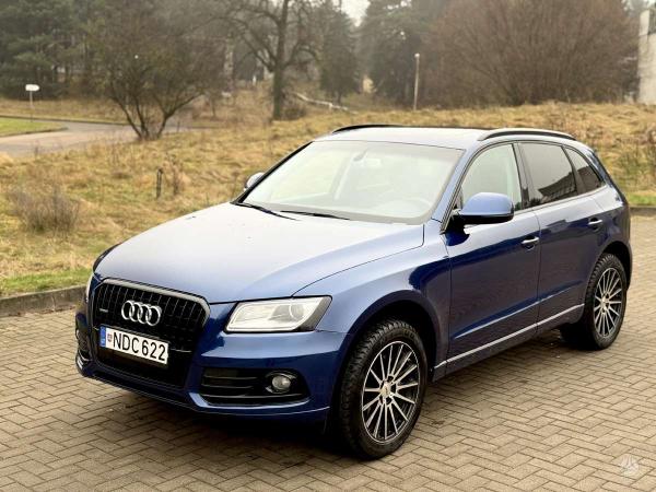 Blue Audi Q5 2016 in Vilnius, with an engine capacity of 2.00 L and mileage of 206 thousand km for 11900 €, photo 2 on AUTOMOTO.COM.LV