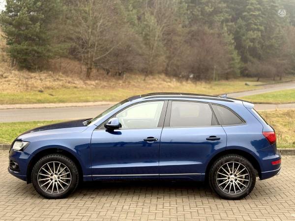 Blue Audi Q5 2016 in Vilnius, with an engine capacity of 2.00 L and mileage of 206 thousand km for 11900 €, photo 4 on AUTOMOTO.COM.LV