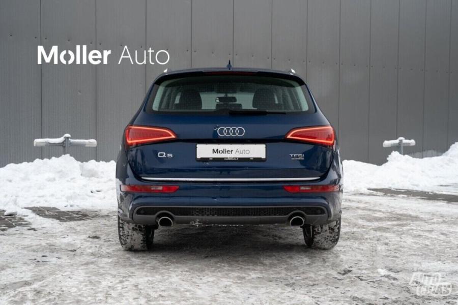 Blue Audi Q5 2016 in Vilnius, with an engine capacity of 2.00 L and mileage of 216 thousand km for 13950 €, photo 5 on AUTOMOTO.COM.LV