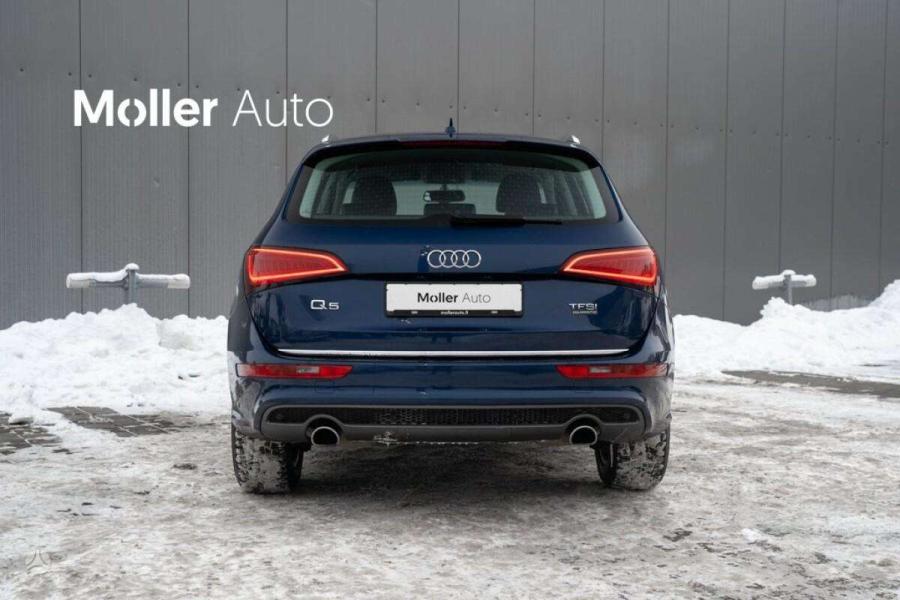 Blue Audi Q5 2016 in Vilnius, with an engine capacity of 2.00 L and mileage of 216 thousand km for 13950 €, photo 5 on AUTOMOTO.COM.LV