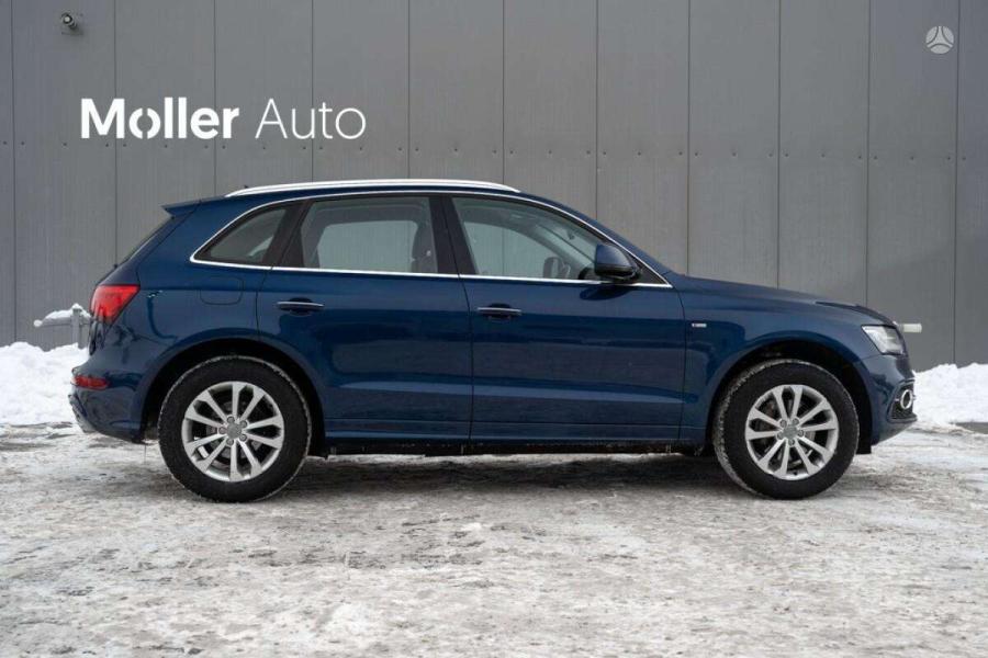 Blue Audi Q5 2016 in Vilnius, with an engine capacity of 2.00 L and mileage of 216 thousand km for 13950 €, photo 7 on AUTOMOTO.COM.LV