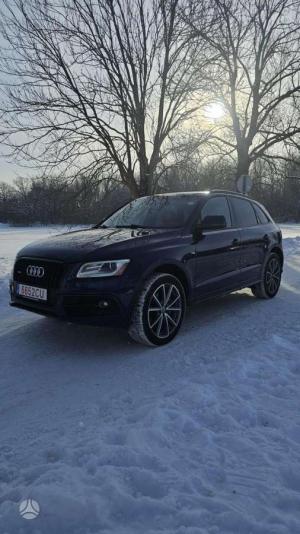 Blue Audi Q5 2016 in Kaunas, with an engine capacity of 3.00 L and mileage of 184 thousand km for 14550 €, photo  on AUTOMOTO.COM.LV