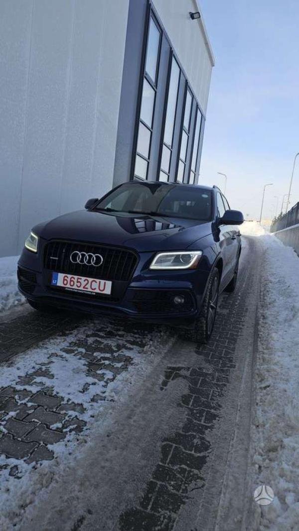 Blue Audi Q5 2016 in Kaunas, with an engine capacity of 3.00 L and mileage of 184 thousand km for 14550 €, photo 2 on AUTOMOTO.COM.LV