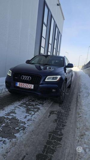Blue Audi Q5 2016 in Kaunas, with an engine capacity of 3.00 L and mileage of 184 thousand km for 14550 €, photo 2 on AUTOMOTO.COM.LV