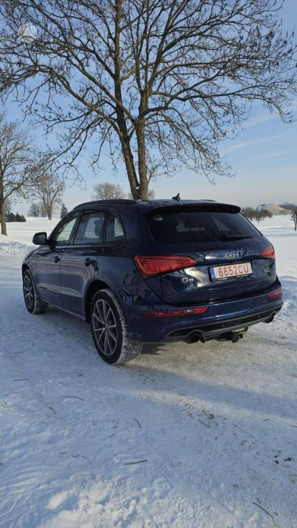 Blue Audi Q5 2016 in Kaunas, with an engine capacity of 3.00 L and mileage of 184 thousand km for 14550 €, photo 4 on AUTOMOTO.COM.LV