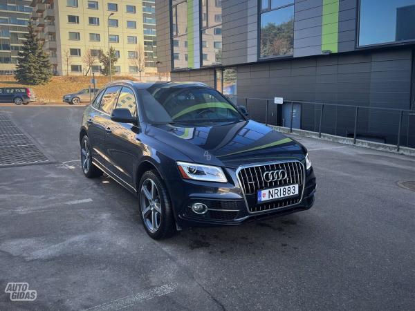Blue Audi Q5 2016 in Vilnius, with an engine capacity of 3.00 L and mileage of 136 thousand km for 15960 €, photo 5 on AUTOMOTO.COM.LV