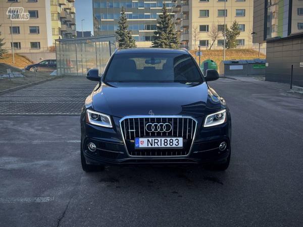 Blue Audi Q5 2016 in Vilnius, with an engine capacity of 3.00 L and mileage of 136 thousand km for 15960 €, photo 6 on AUTOMOTO.COM.LV