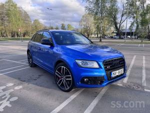 Синий Ауди Ку 5 2016 в Рига, объемом двигателя 3.00 л и пробегом 230 тыс. км за 17900 €, фото 4 на AUTOMOTO.COM.LV