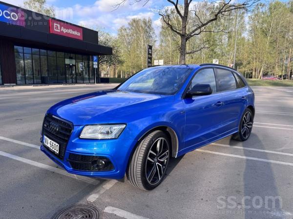 Blue Audi Q5 2016 in Riga, with an engine capacity of 3.00 L and mileage of 230 thousand km for 17900 €, photo 4 on AUTOMOTO.COM.LV