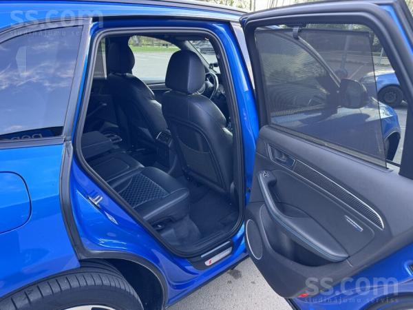 Blue Audi Q5 2016 in Riga, with an engine capacity of 3.00 L and mileage of 230 thousand km for 17900 €, photo 8 on AUTOMOTO.COM.LV